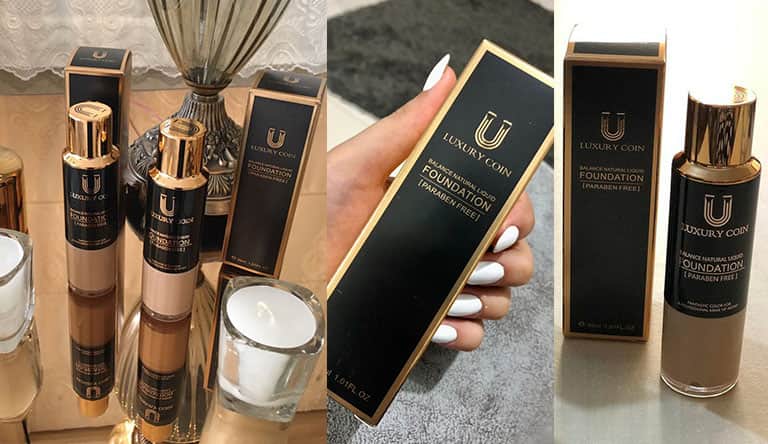 کرم پودر لاکچری کوین ️ ("video تست روی صورت + دست")